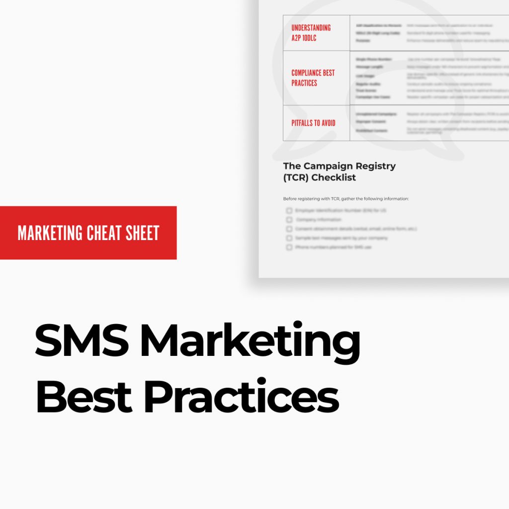 Download Cheat Sheet - SMS Best Practices | Aktify